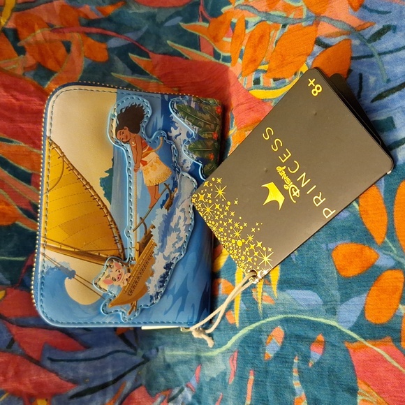 Loungefly | Bags | Loungefly Disney Moana Pua Canoe Wallet | Poshmark